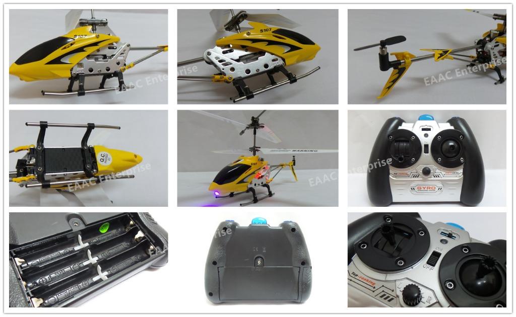 Syma S107G RC Indoor Helicopter 3CH with Gyro Drone, Hobbies & Toys ...