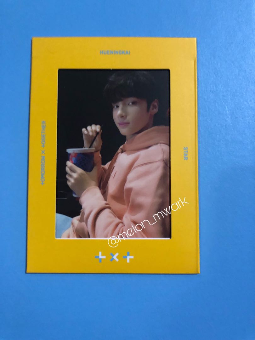 TXT HUENINGKAI OFFICIAL PHOTOCARD, Hobbies & Toys, Memorabilia ...
