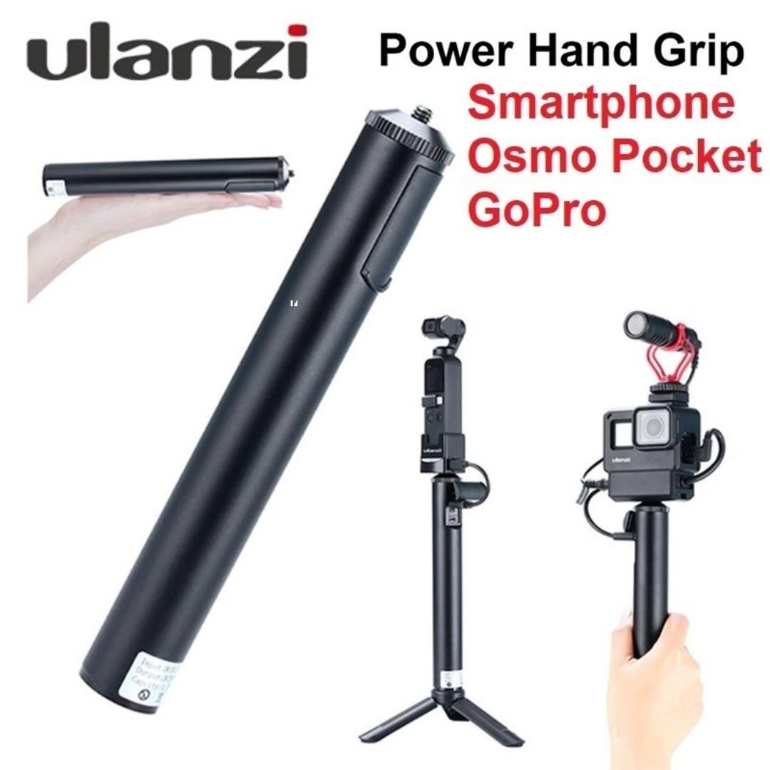 ULANZI 5200mAh Power Bank Hand Grip Stick Battery Charger for GoPro ...