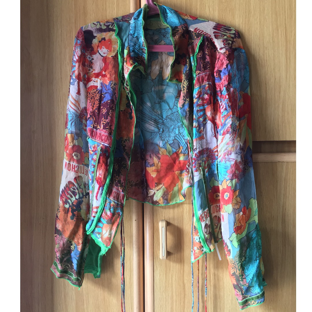 GOOD USED CONDITION Vintage ONE OF A KIND Bodice Long sleeve Hippie ...