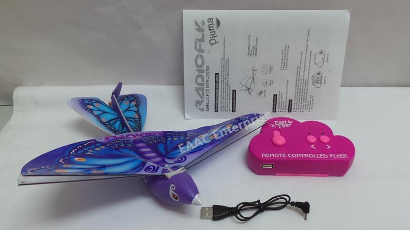 2CH 2.4G RC Flyer Colourful Butterfly Bird Real Wing Movement, Hobbies ...