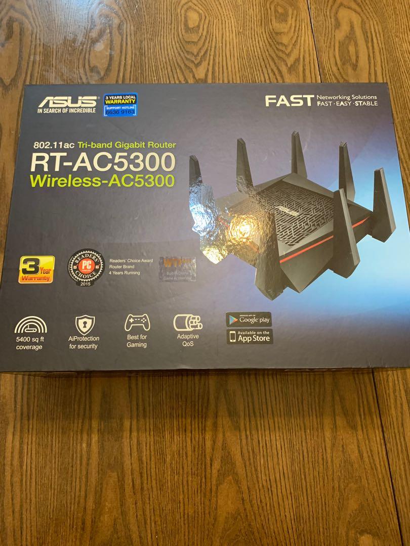 Asus RT-AC5300 Router, Computers & Tech, Parts & Accessories ...