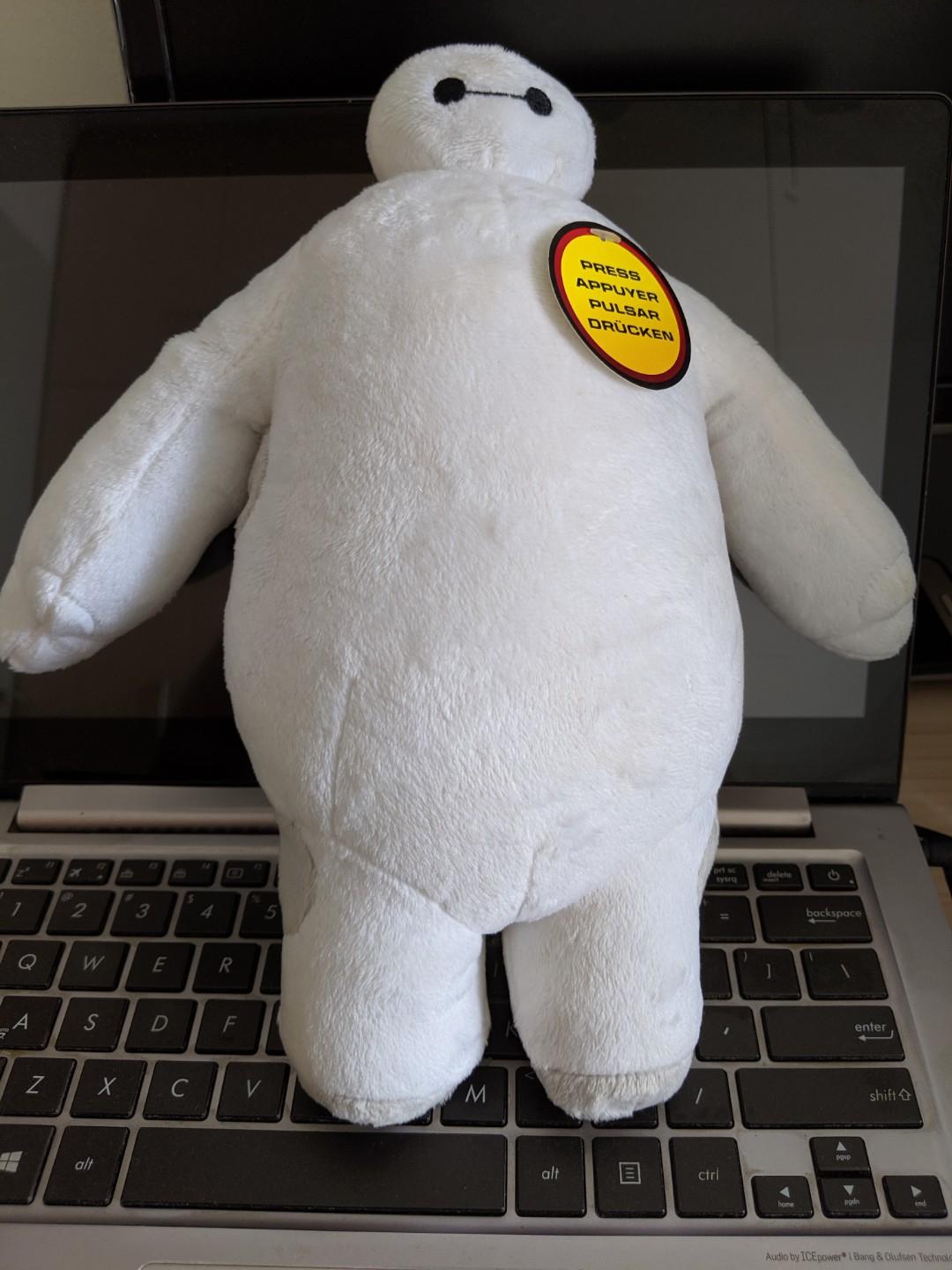 Baymax 10" talking soft toy with sound effects, Hobbies & Toys, Toys ...