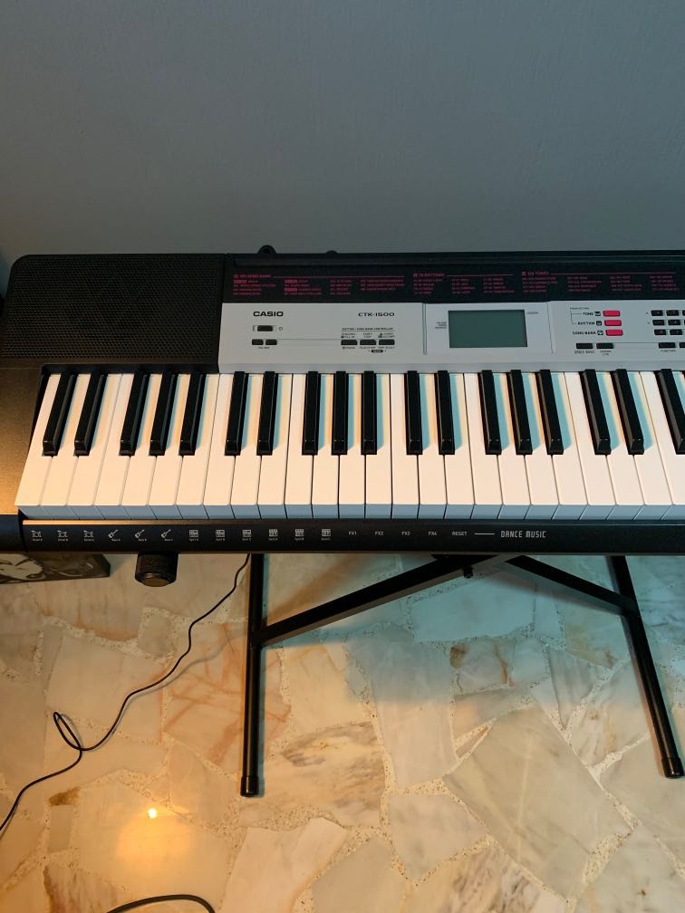 Casio CTK-1500 Keyboard, Hobbies & Toys, Music & Media, Musical ...