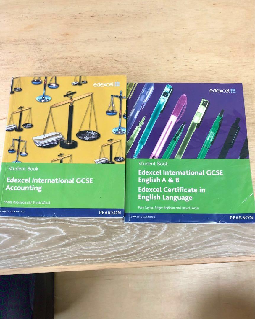 Edexcel IGCSE GCE/IAL/A Level Textbooks, Revision Guide(Accounting ...