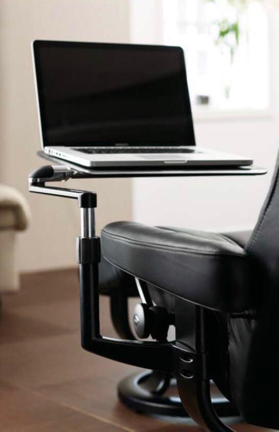 Ekornes Stressless Walnut Computer Table, Furniture & Home Living ...