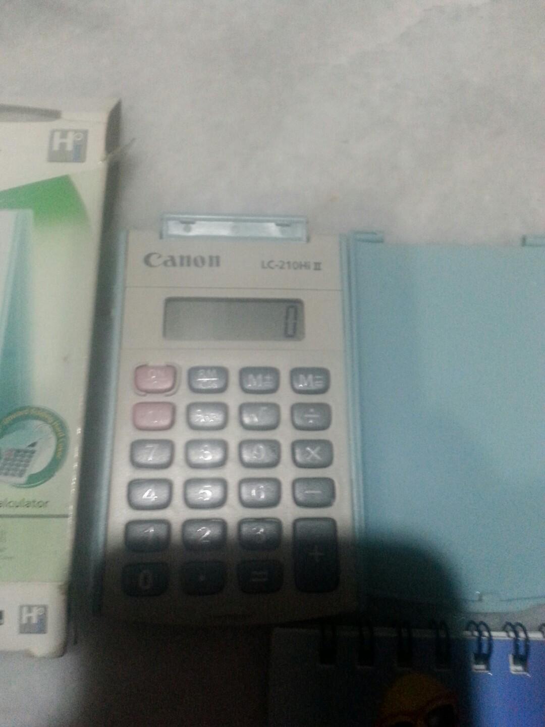 Electronic calculator & Note Book, Hobbies & Toys, Books & Magazines ...