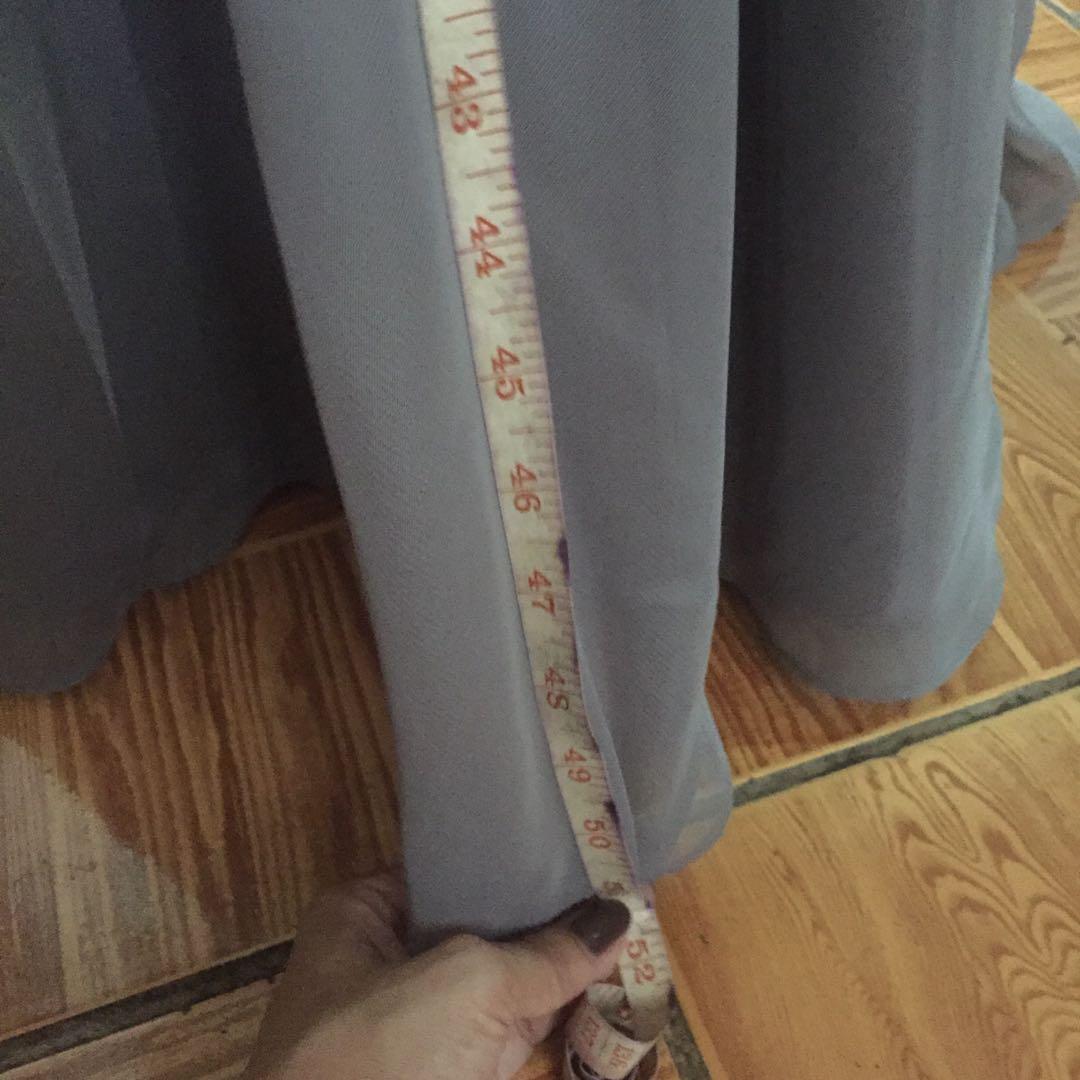 Gray Gown (for mother of the bride or ninang), Women's Fashion, Dresses ...