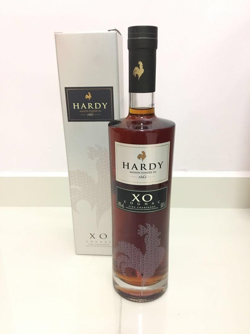 Hardy XO Cognac Fine Champagne 1L, Food & Drinks, Alcoholic Beverages ...