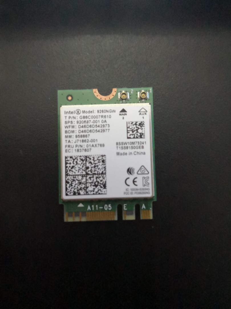 intel wifi 9260 chip wifi5, Computers & Tech, Parts & Accessories ...