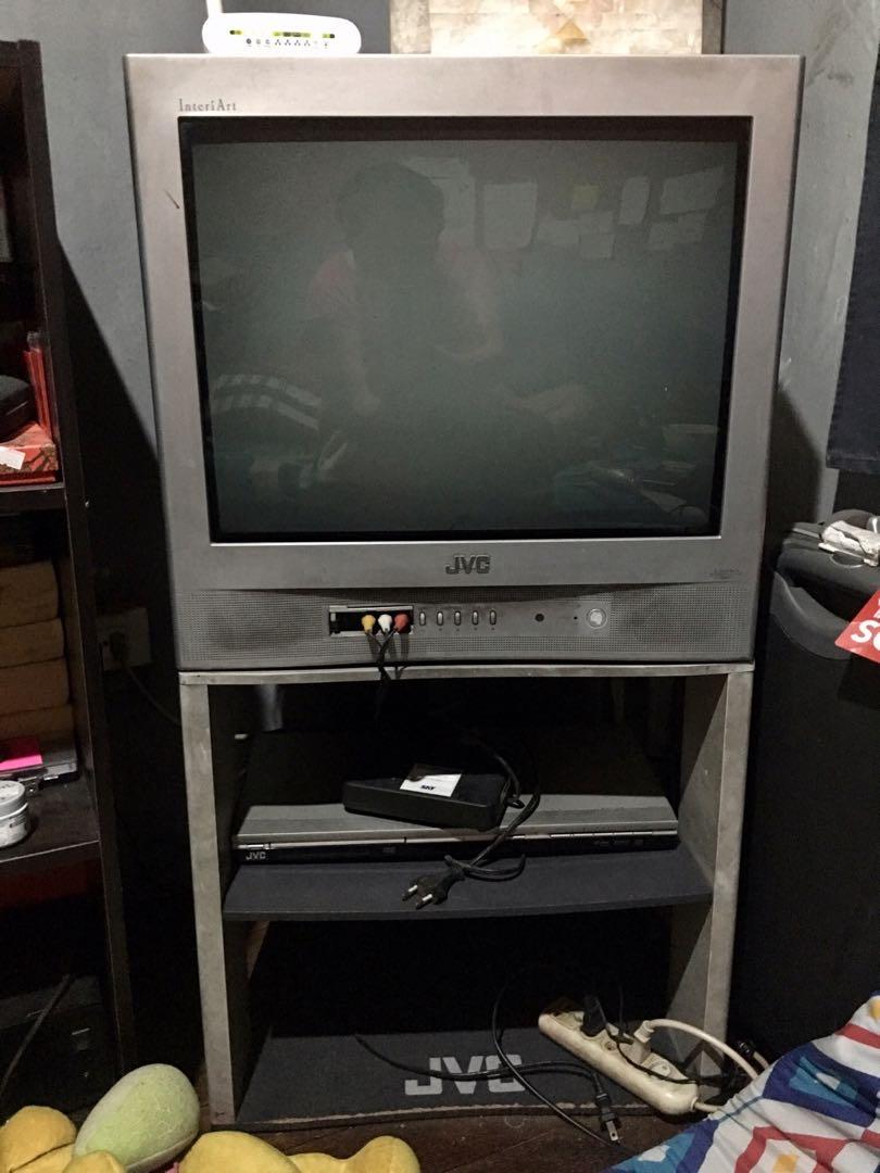 JVC InteriArt tv, TV Rack, JVC DVD player, TV & Home Appliances, TV ...