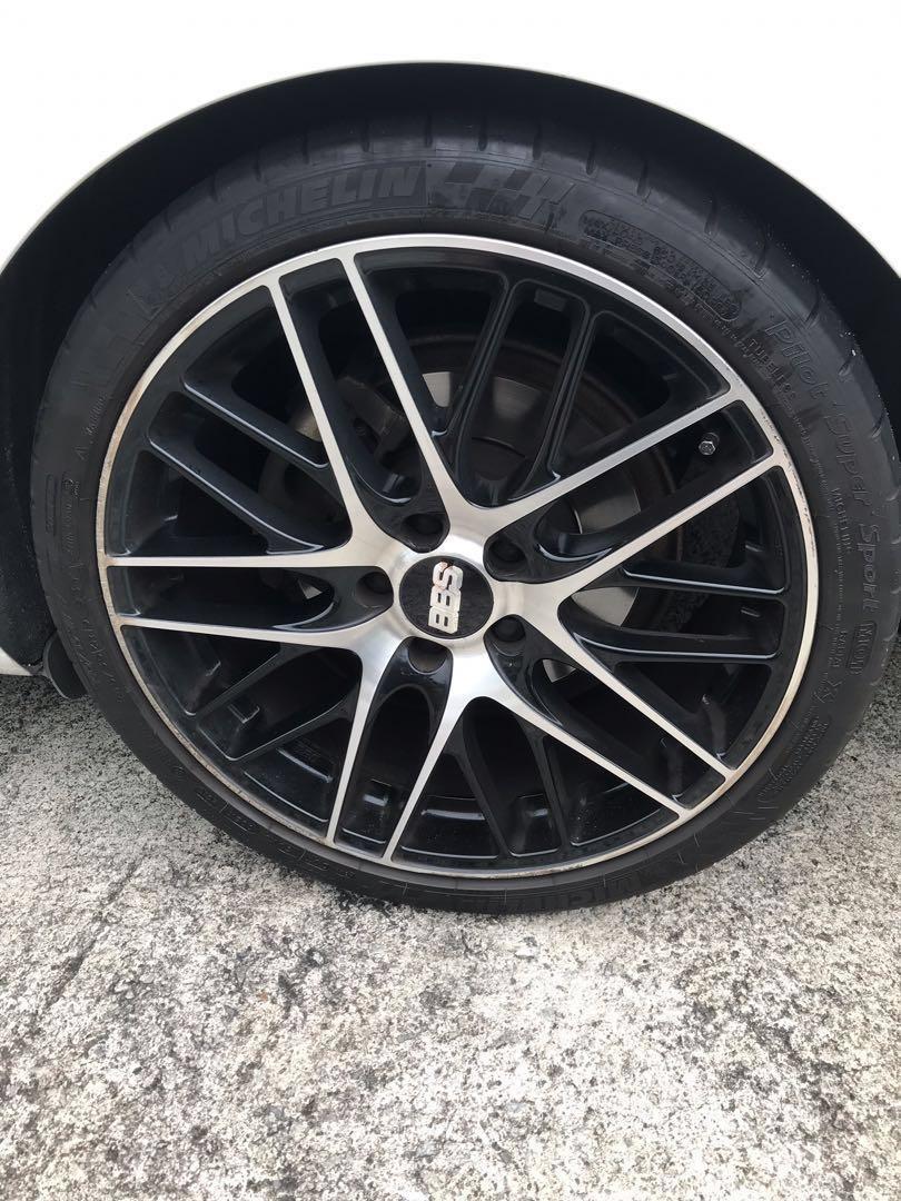 Low Profile Authentic BBS 19 inch Rim 4 Pieces , Car Accessories, Tyres ...