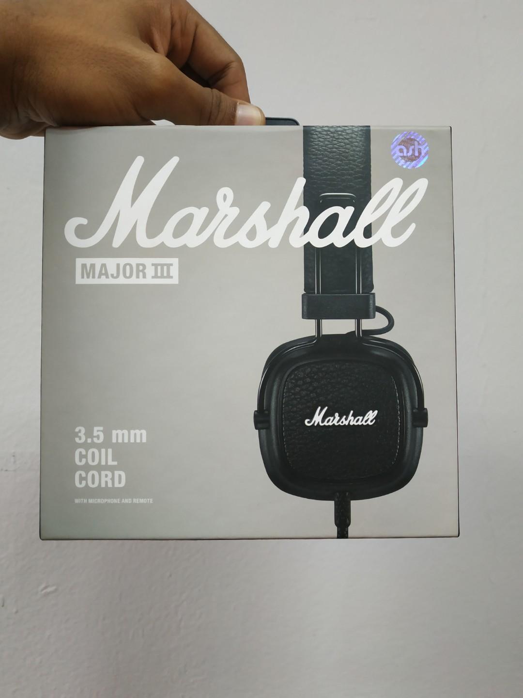 Marshall Major 3 ORIGINAL, Audio, Headphones & Headsets on Carousell