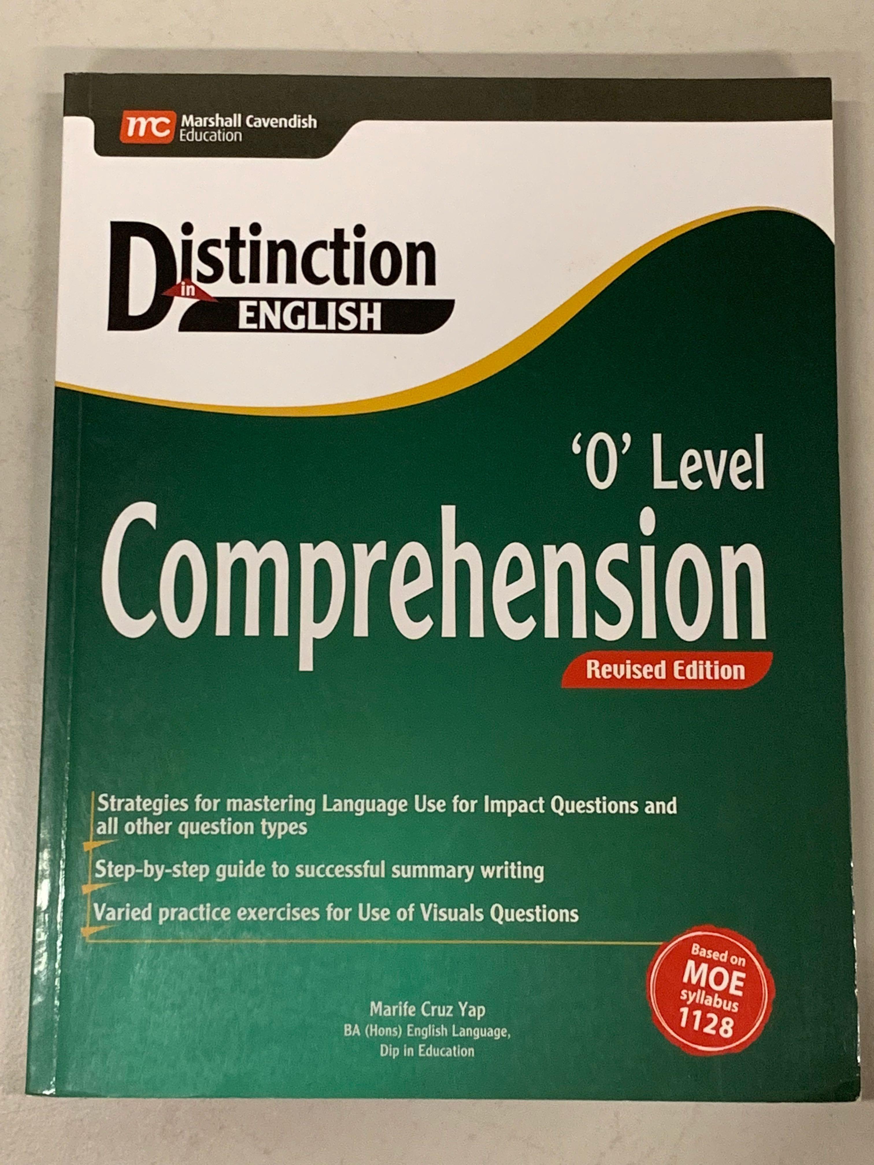 O Level Distinction English Comprehension Practice, Hobbies & Toys ...