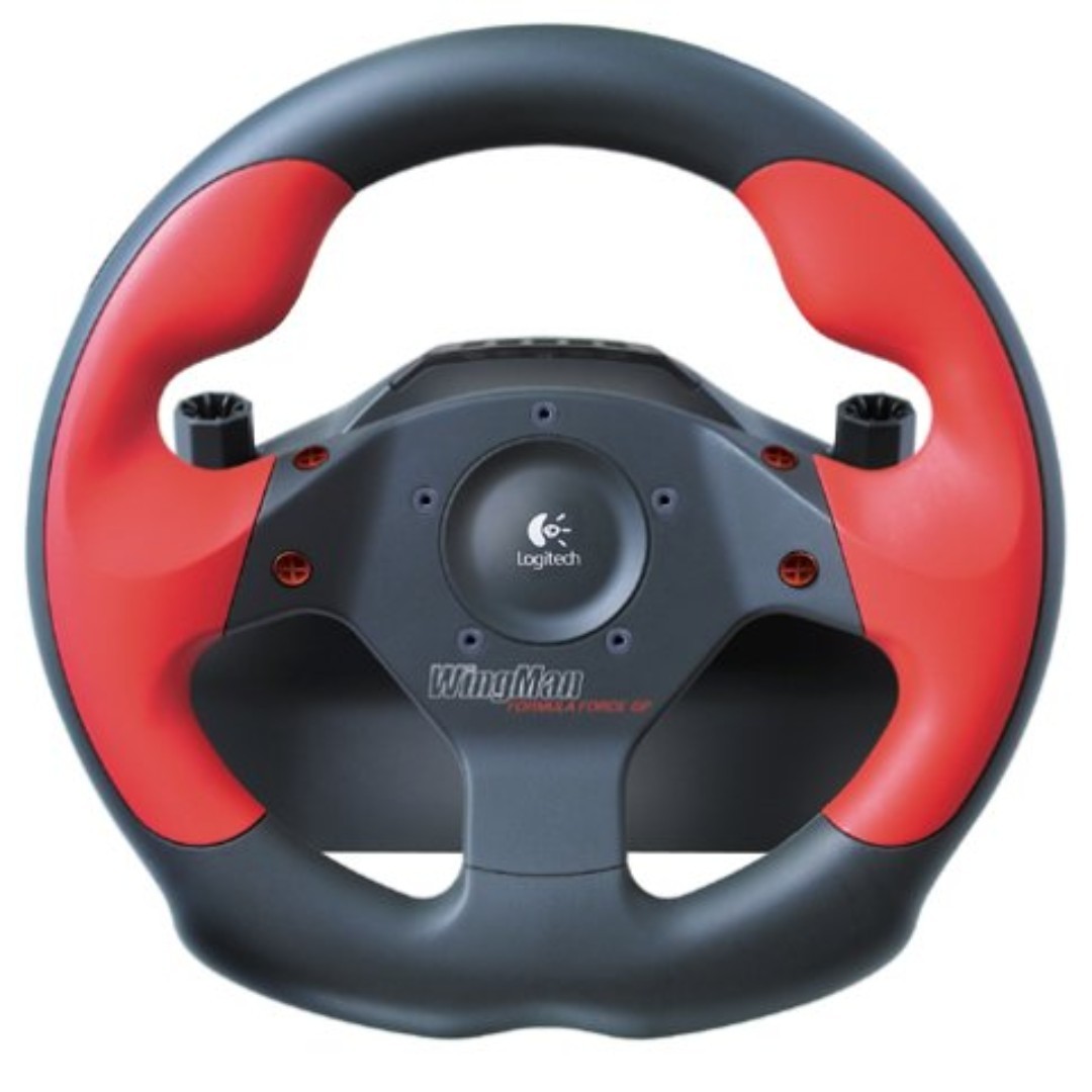 PC Logitech Wingman Formula Force GP Racing Wheel with Pedals, Video ...