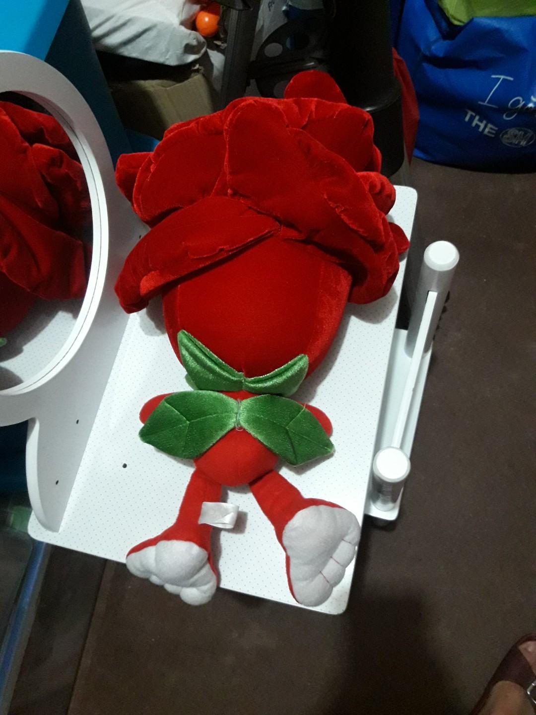 Red Rose Stuffed Toy, Hobbies & Toys, Toys & Games on Carousell