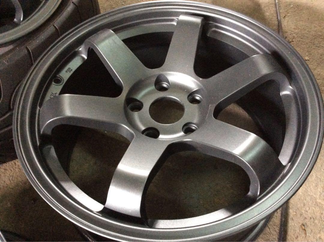 Rota TE37 17” concave rim, Car Accessories, Tyres & Rims on Carousell