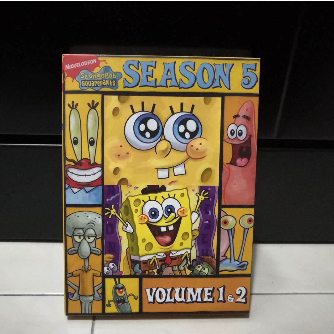 Spongebob Squarepants: Complete Fifth Season DVD Box Set, Hobbies ...