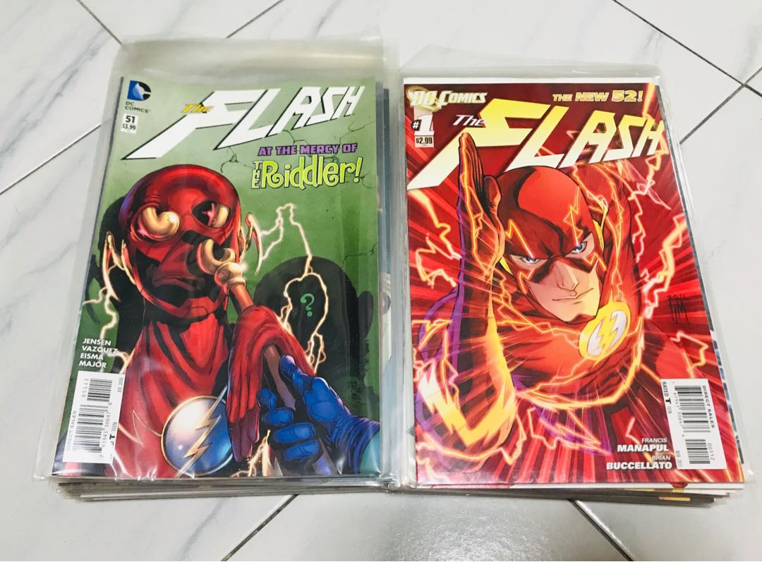 The Flash Comic Issue #1 to #51, Hobbies & Toys, Books & Magazines ...