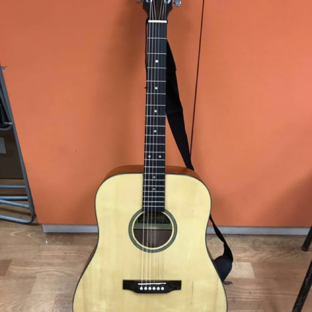Tonedrive Acoustic Guitar DG Solo-nl, Hobbies & Toys, Music & Media ...