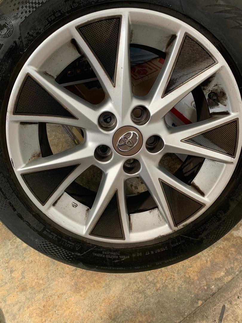 toyota vellfire sports rim 17inch, Auto Accessories on Carousell