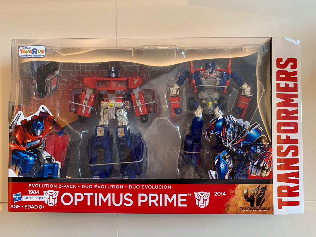 Transformers Optimus Prime Evolution 2-Pack, Hobbies & Toys, Toys ...