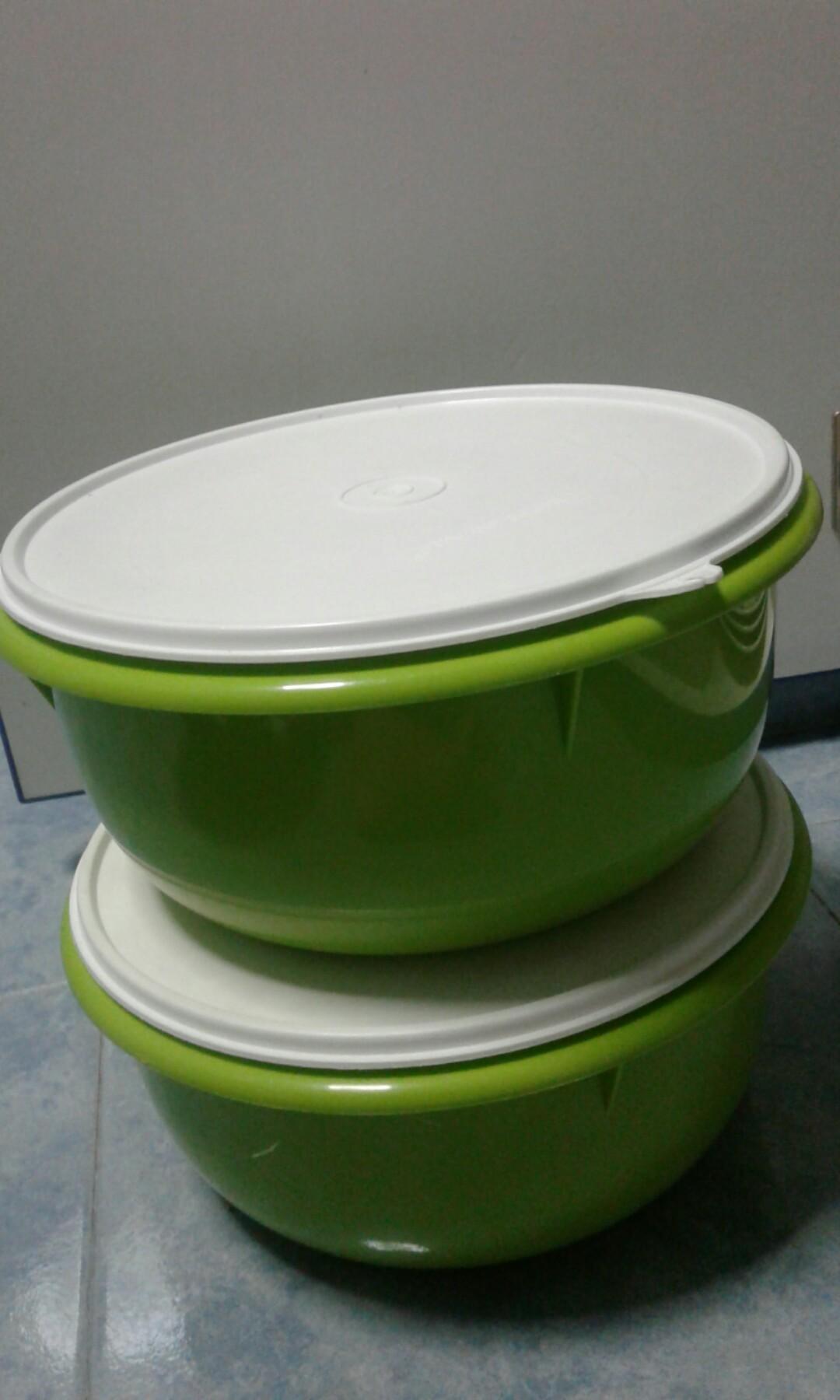 Tupperware Container 2 set, Furniture & Home Living, Kitchenware ...