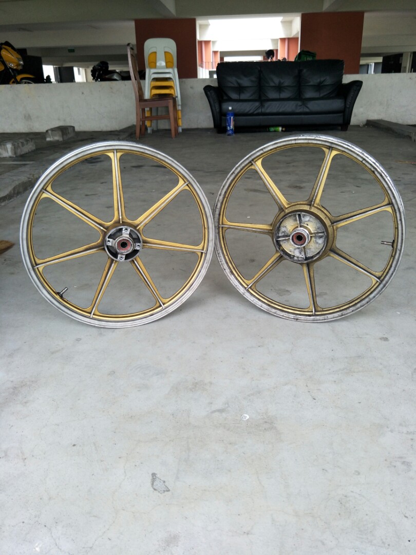 Yamaha Rxz racing Kawa GTO rim for sale, Motorcycles, Motorcycle ...