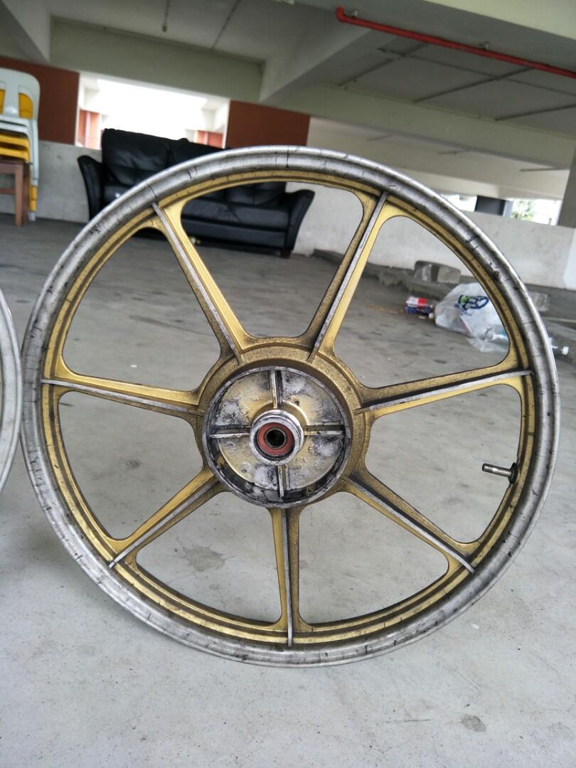 Yamaha Rxz racing Kawa GTO rim for sale, Motorcycles, Motorcycle ...