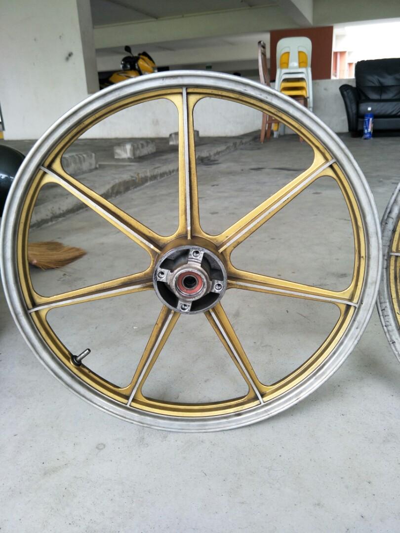 Yamaha Rxz racing Kawa GTO rim for sale, Motorcycles, Motorcycle ...