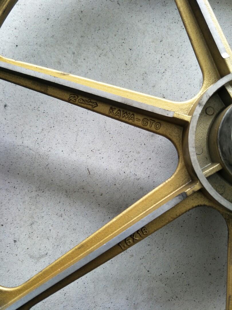 Yamaha Rxz racing Kawa GTO rim for sale, Motorcycles, Motorcycle ...