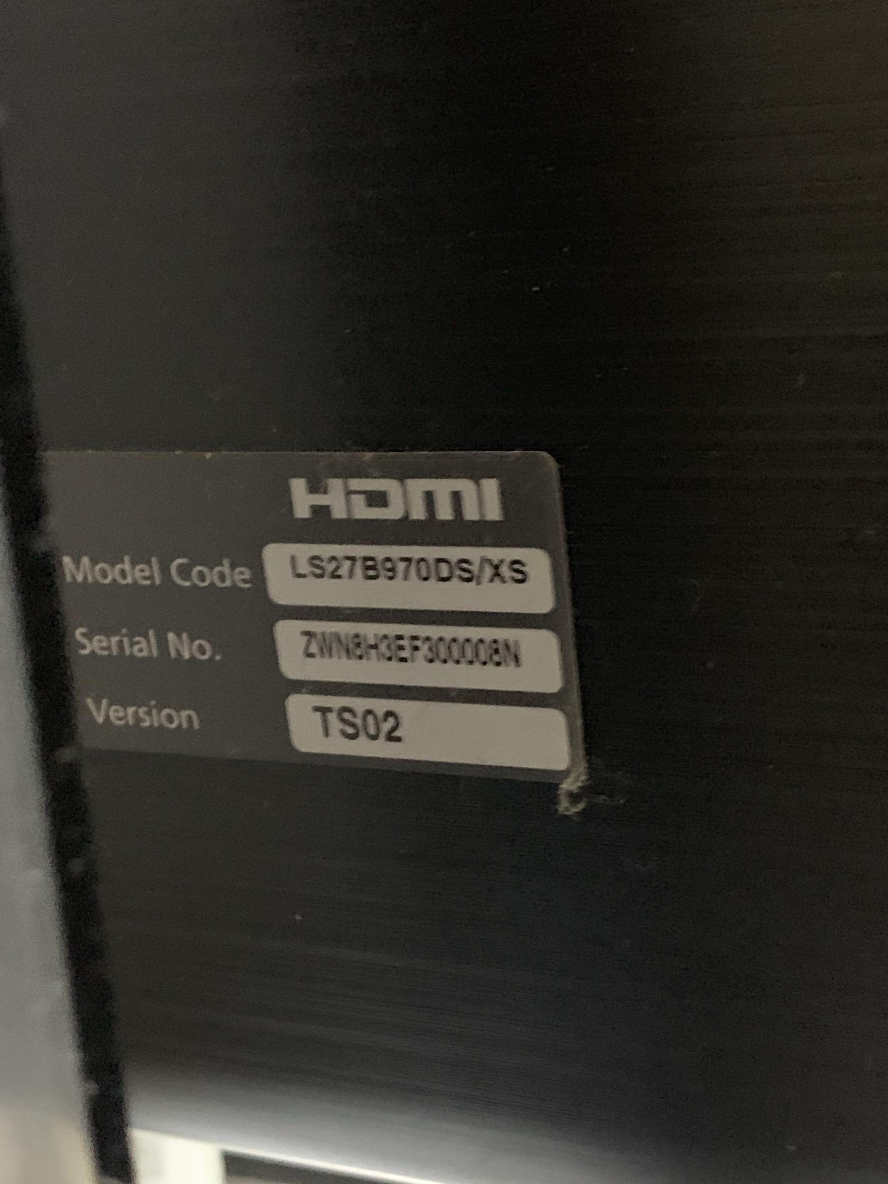 27" Professional monitor S27B970D with accurate color presentation ...