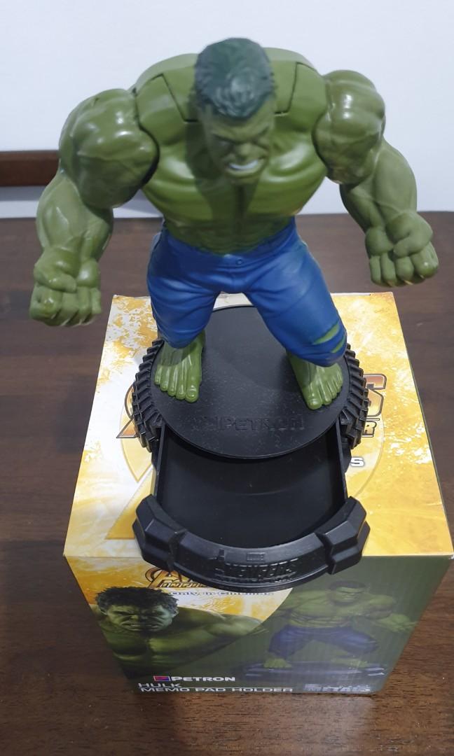 Avengers Hulk Memo Pad Holder Die Cast Metal, Hobbies & Toys, Toys ...