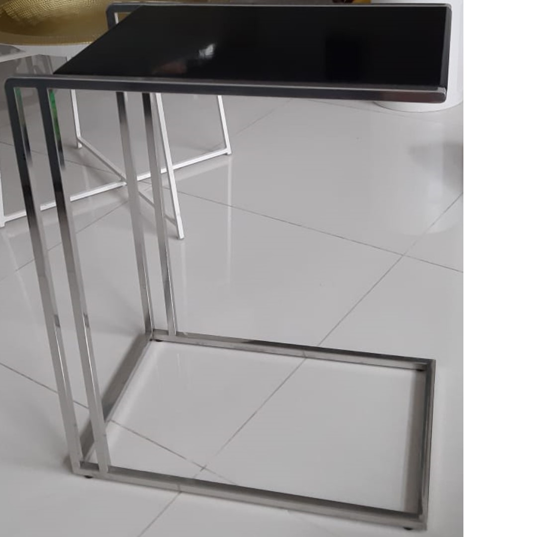 C Shape Coffee Table with stainless steel legs , Furniture, Tables ...