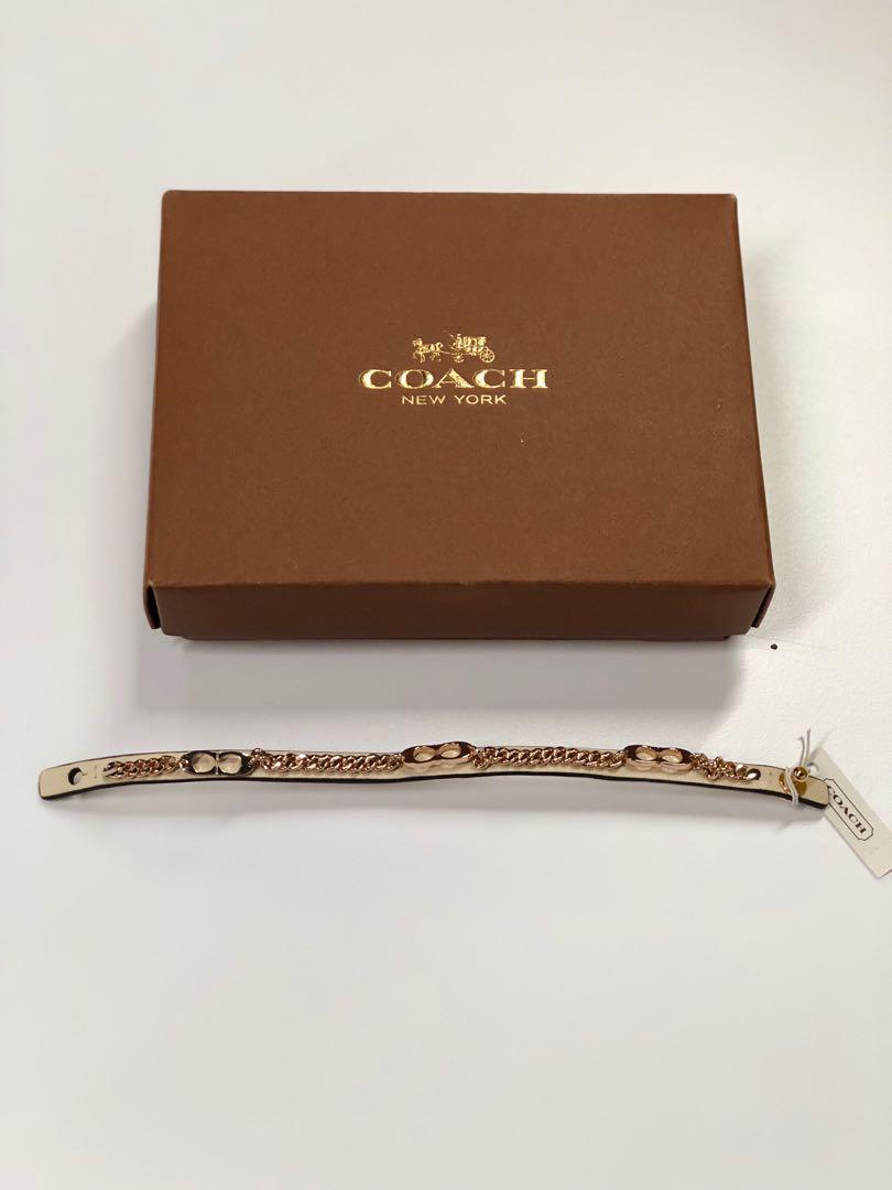 Coach leather bracelet, Women's Fashion, Jewelry & Organisers ...
