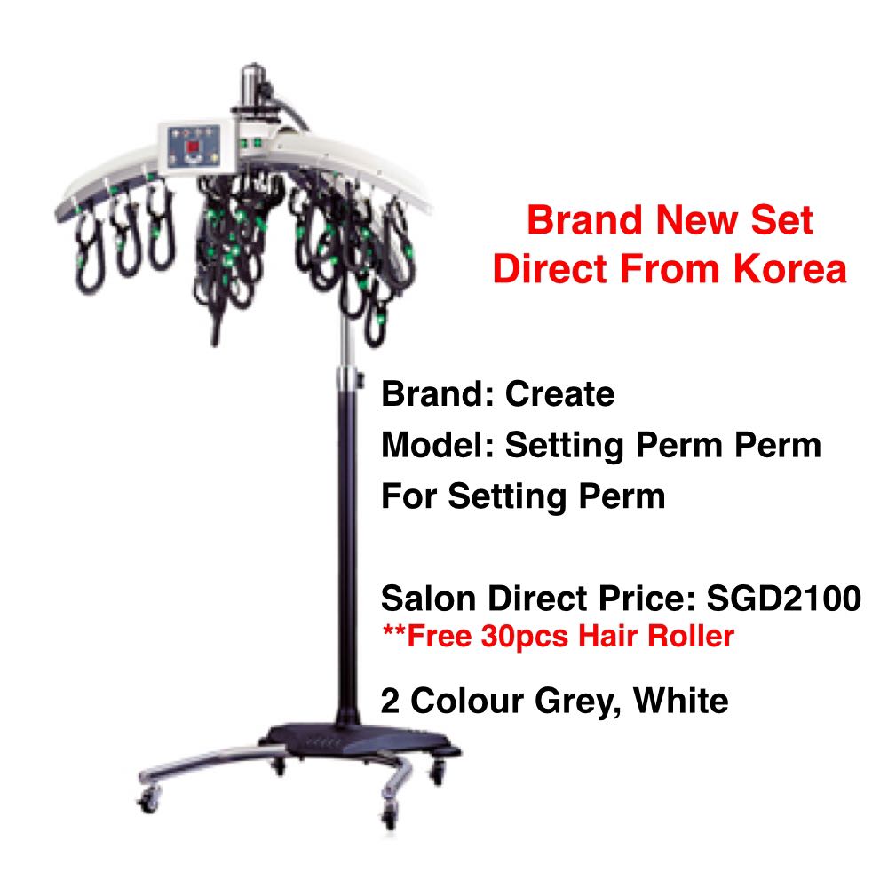 Create Setting Perm Perm Machine, Beauty & Personal Care, Hair on Carousell