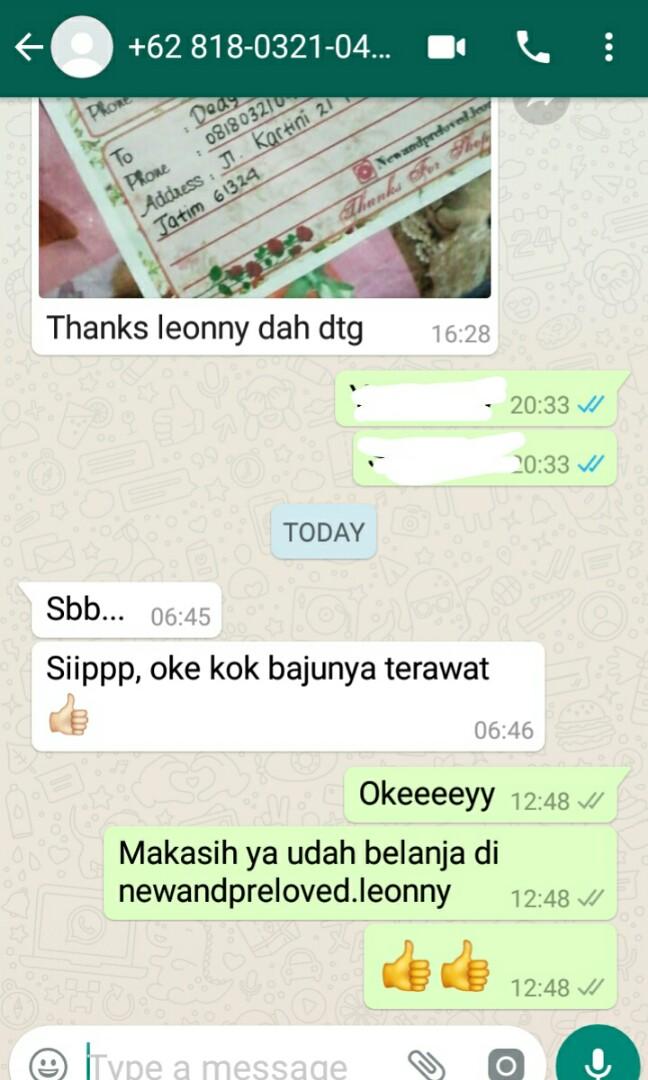 Kata consumen tentang seragam SMP yang dijual di newandpreloved.leonny ...
