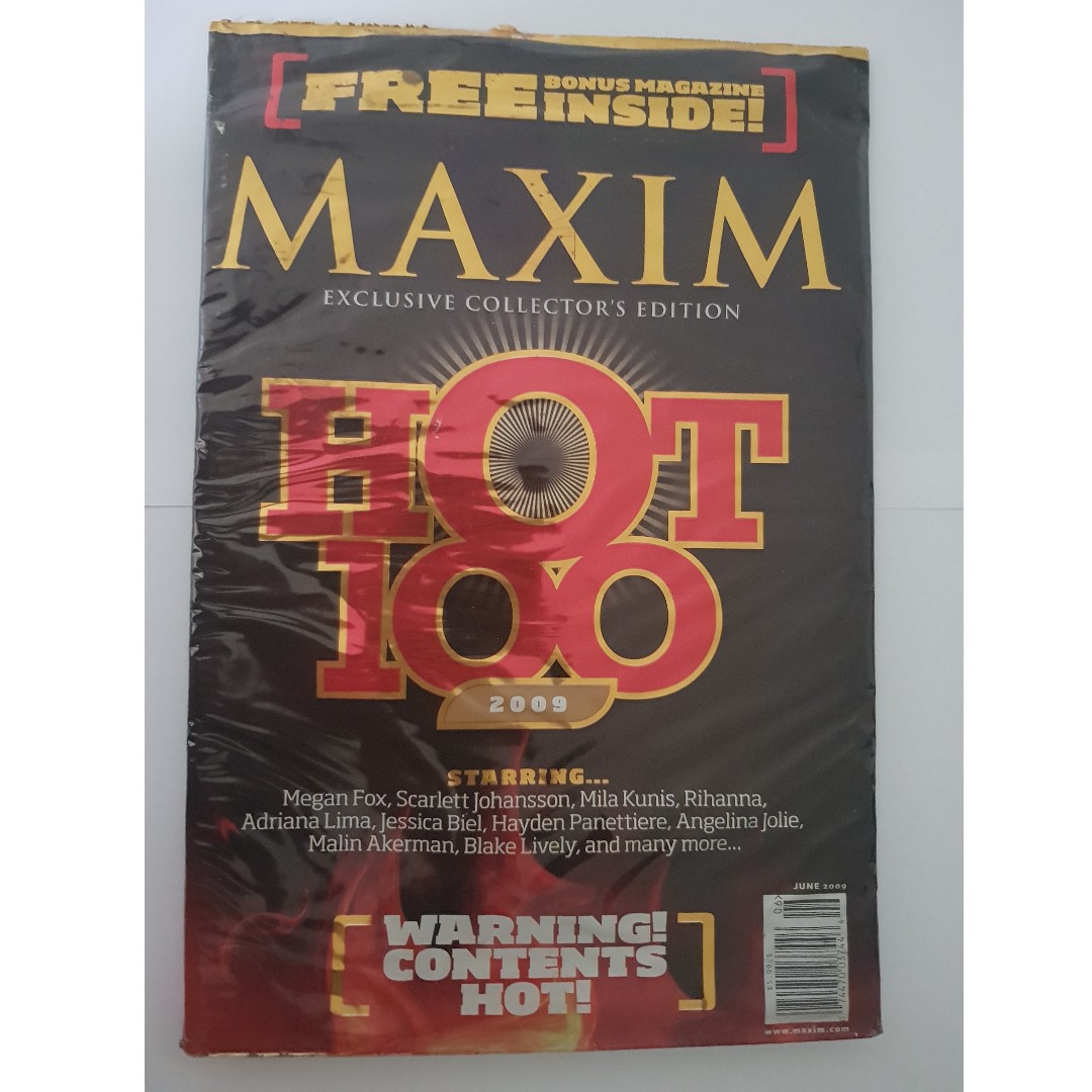 MAXIM COLLECTOR'S EDITION 2009 - HOT 100 - MEGAN FOX, ANGELINA JOLIE ...