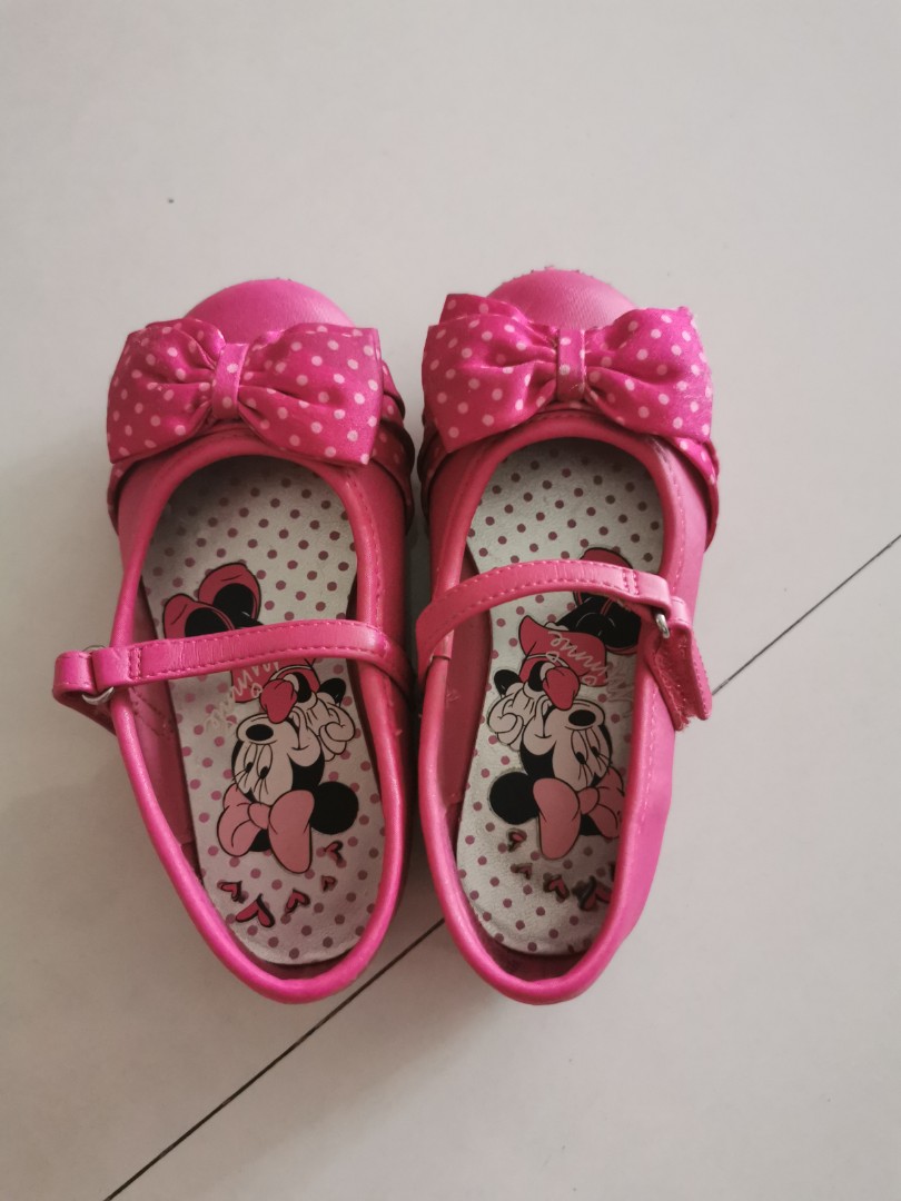 Minnie mouse pink shoes size 7, Babies & Kids, Babies & Kids Fashion on ...