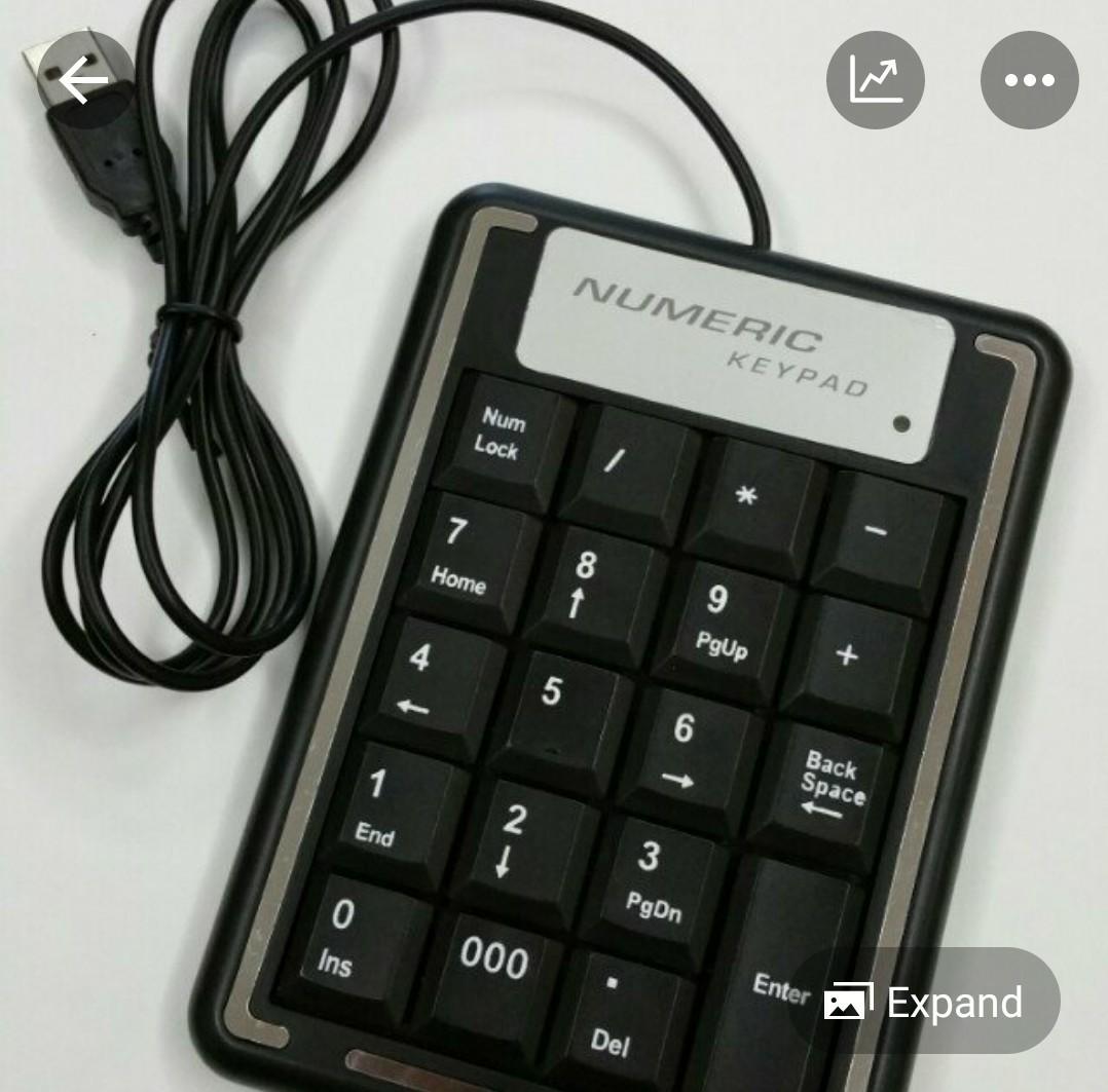 Numeric keypad, Computers & Tech, Parts & Accessories, Mouse ...