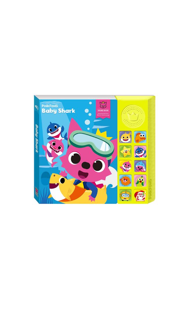 Pink fong baby shark sound song book, Babies & Kids, Infant Playtime on ...