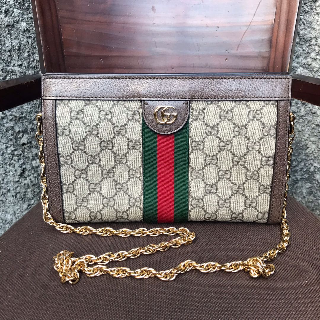 Preloved authentic Gucci Ophidia small shoulder bag, Luxury, Bags & Wallets on Carousell