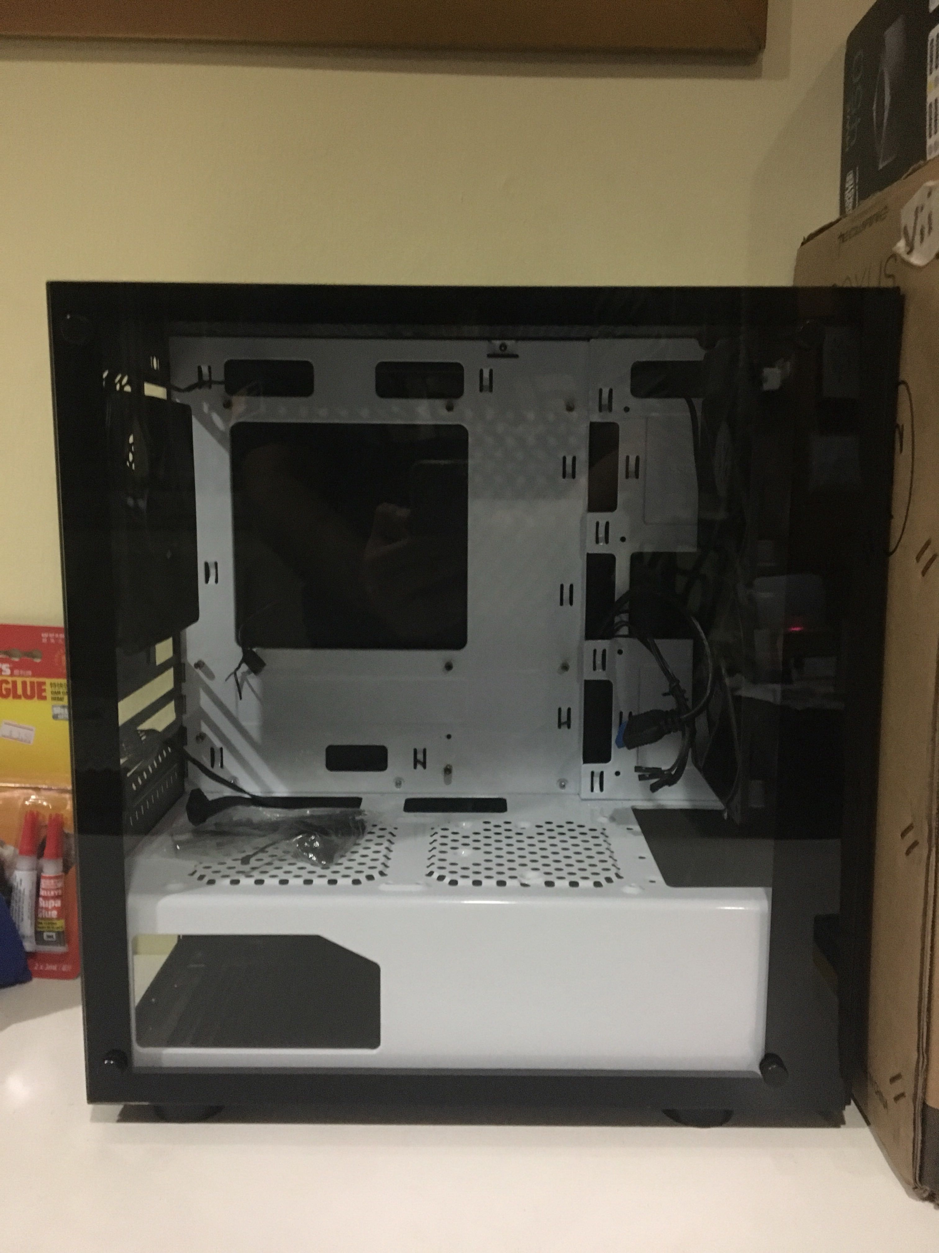 Tecware Nexus M Black and White mATX Case, Computers & Tech, Parts ...