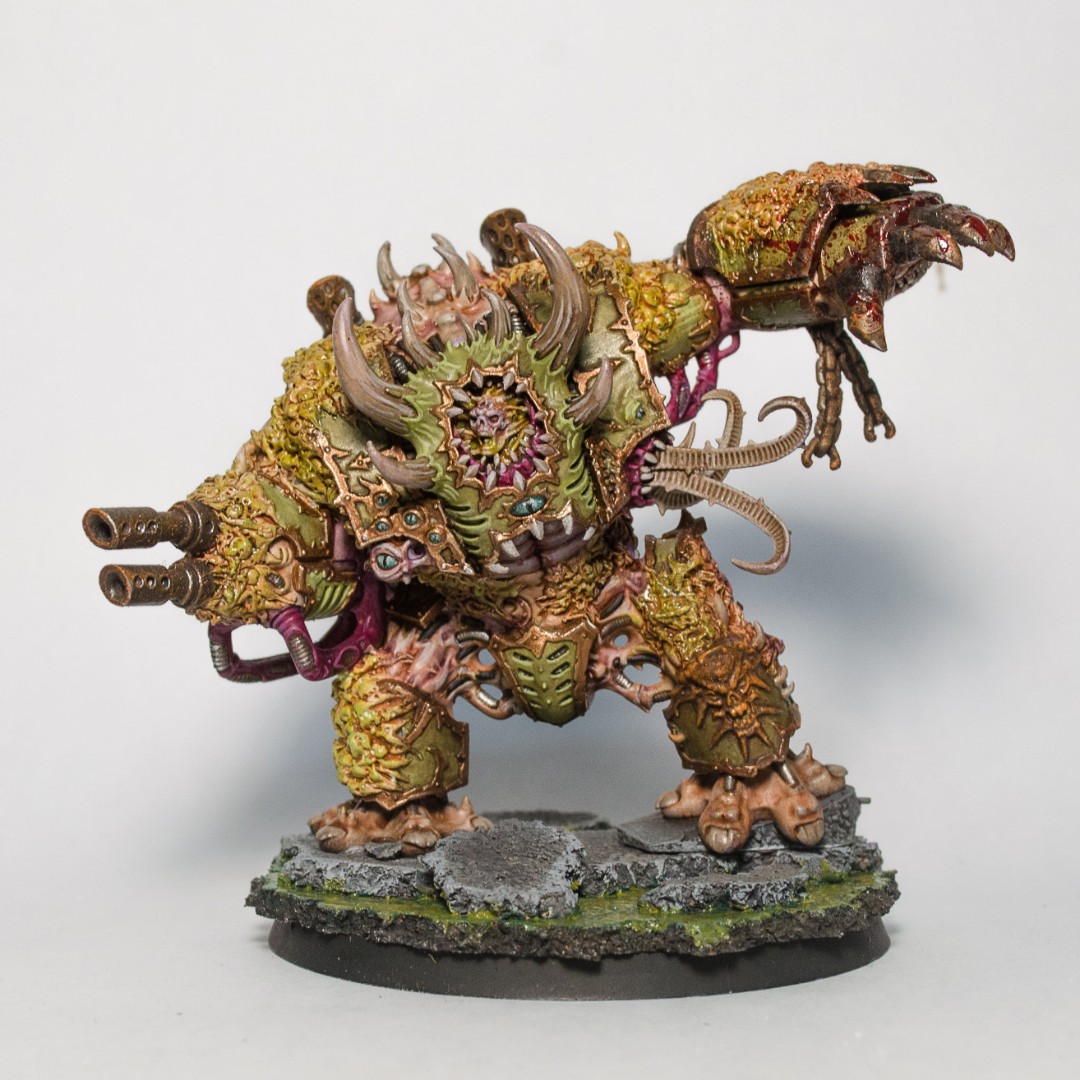 Warhammer 40k chaos helbrute painted (nurgle scheme), Hobbies & Toys ...