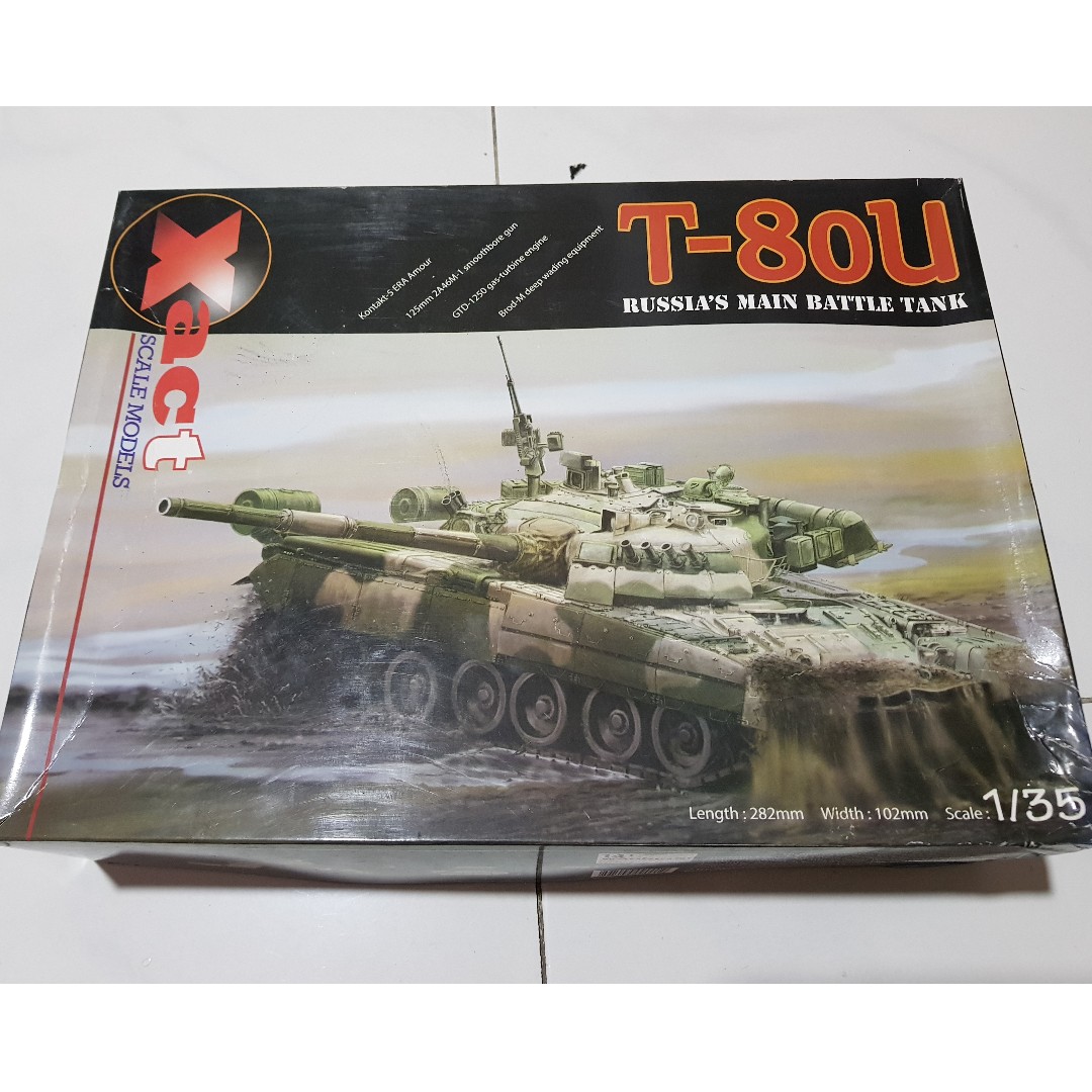 XACT 1/35 T-80U Russia's Main Battle Tank, Hobbies & Toys, Toys & Games ...