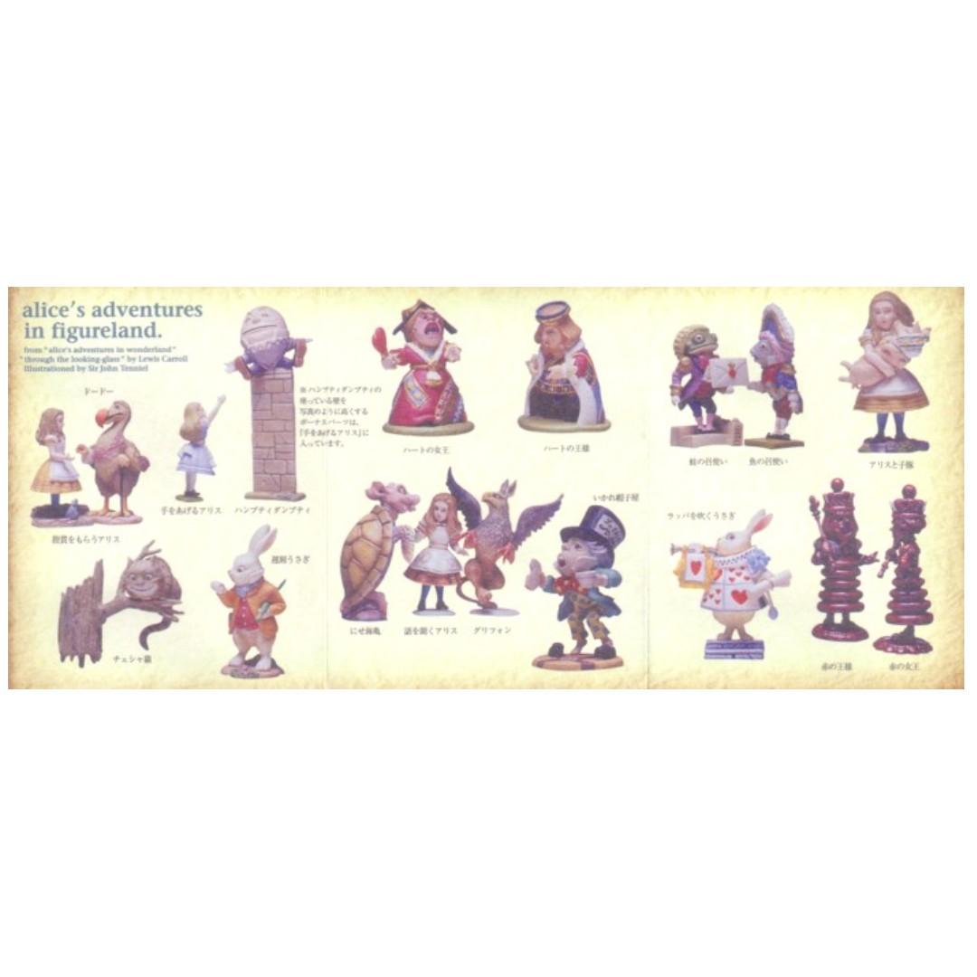 Alice in Wonderland Alice's Adventures In Figureland Set - Alice ...