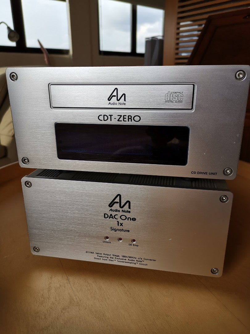Audio Note CD Transport Zero and DAC One, Audio, Other Audio Equipment ...