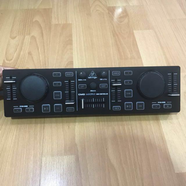 Behringer CMD micro compact 2-deck DJ MIDI controller, Audio, Microphones on Carousell