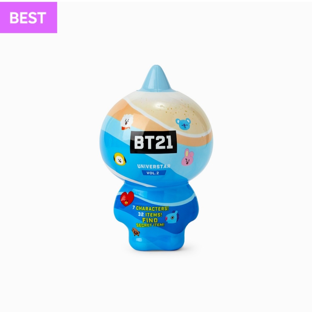 BT21 Collectible Blind Figure Pack Vol. 2 (Summer Vacation Theme ...