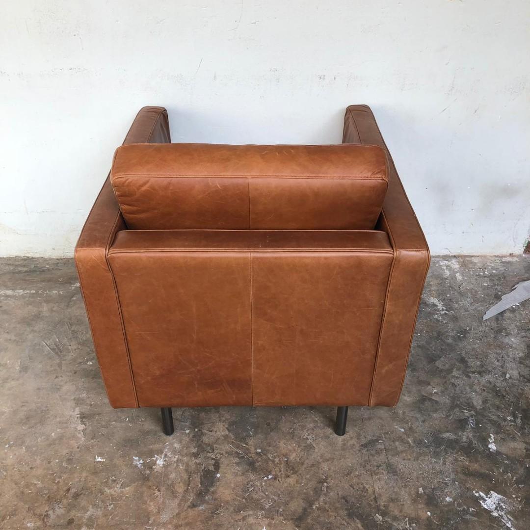 Ethnicraft - N501 sofa - 1 seater - Old Saddle, Furniture & Home Living ...